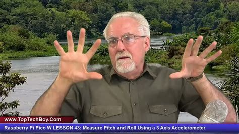 Raspberry Pi Pico W Lesson 43 Measure Pitch And Roll Using A 3 Axis Accelerometer Learning Center