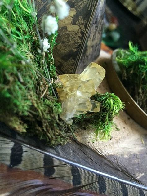 Rare High Grade Golden Yellow Barite Crystal Blade Cluster