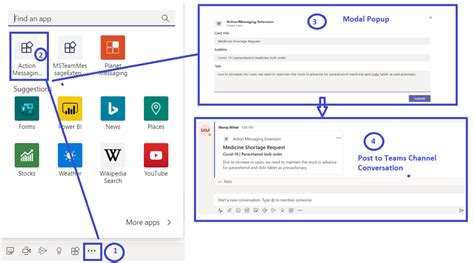Build Action Based Messaging Extension With Microsoft Teams App
