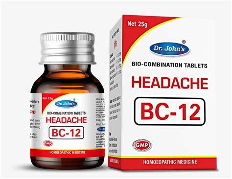 Bc 12 Headache Tablet 25gm And 450gm Non Prescription At Best Price