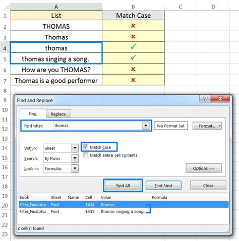 07 points guided you how to find and replace in excel
