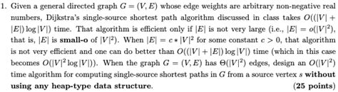 Given A General Directed Graph G V E Whose Edge Chegg Com