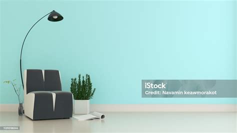 빈 흰색 바닥 인테리어에 녹색 민트 벽입니다 3d 렌더링 벽에 대한 스톡 사진 및 기타 이미지 벽 0명 3차원 형태 Istock