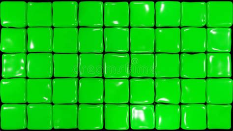 Red Soft Cubes Randomly Moving Pattern Jelly Cubes Warping Abstract Boxes 3d Render Stock