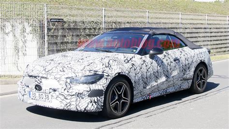 Next Gen Mercedes Benz C Class Cabriolet Spied For The First Time