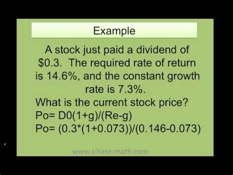 How To Calculate A Stock S Price Keenan Sheffield