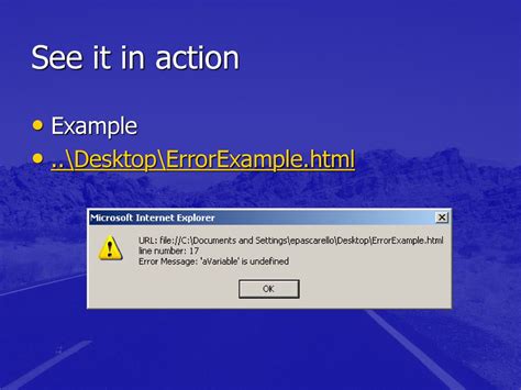 tracking clientside errors techniques to track “blackbox” errors ppt