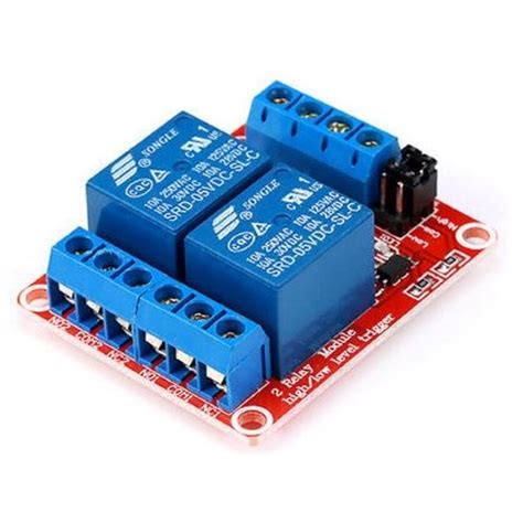 Modulo Relè 2 Canali 5 Vcc per Arduino e Raspberry High Low