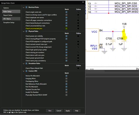 Orcad Capture Drc Fails To Find Unconnected Pin Even Though Check