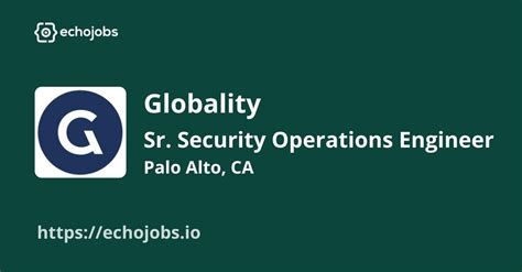 Globality Is Hiring Sr Security Operations Engineer Palo Alto Ca Python Javascript Java Aws