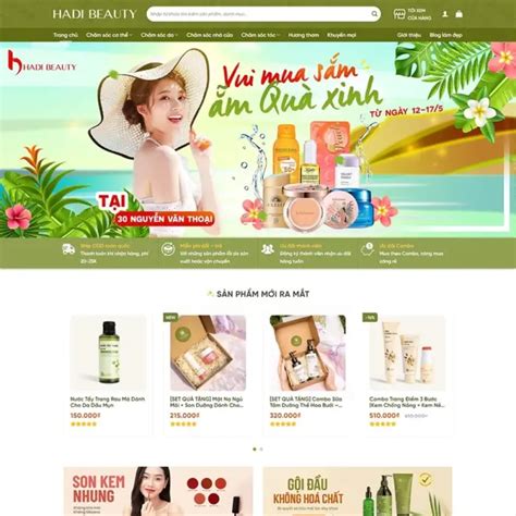 Source Code Mẫu Website Mỹ Phẩm 20 Chuẩn đẹp 2025 Themevip Source Code Mẫu Website Chất Mà Rẻ