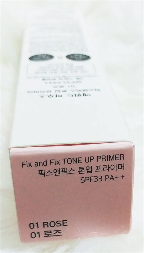 Etude House Fix And Fix Primer Tone Up 01 Rose With Spf33 Pa