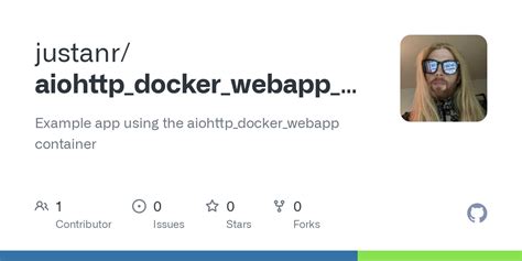 Github Justanraiodockerwebappexample Example App Using The
