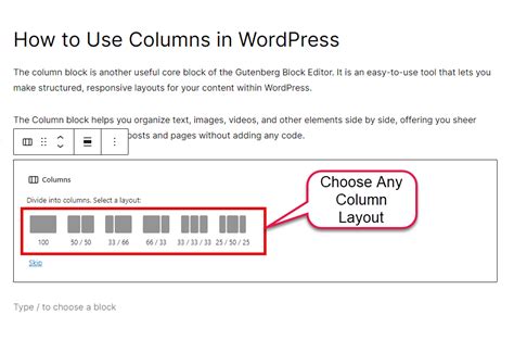 How To Use The Columns Block In Wordpress 3 Simple Steps How To Use The Columns Block In Wordpress 3 Simple Steps