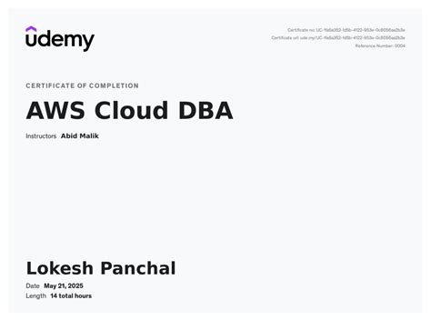Udemy Course Completion Certificate Lokesh Panchal