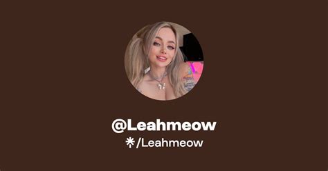 Leahmeow Official Instagram Twitter Linktree