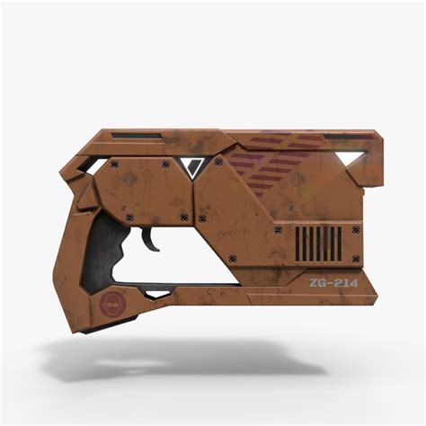 Sci Fi Blaster3d模型 Turbosquid 2085136