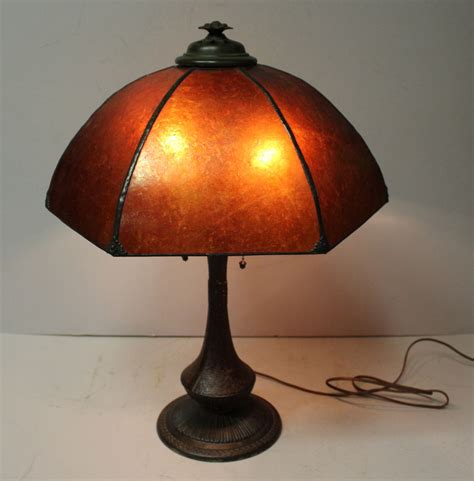 Bargain John S Antiques Table Lamp With Mica Shade Bargain John S Antiques