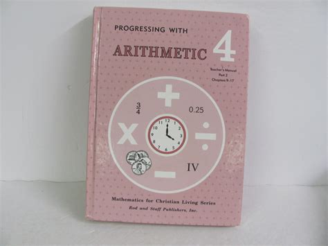 Arithmetic 4 Rod And Staff Teacher Manual Pre Owned Mathematics Textbooks