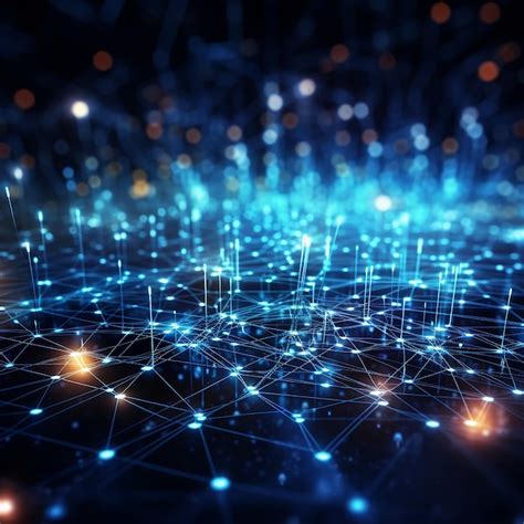 Premium Photo Modern Tech Background Networking And Connections