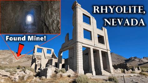 Uncovering The Mysteries Of Rhyolite Nevada Mines Found Youtube