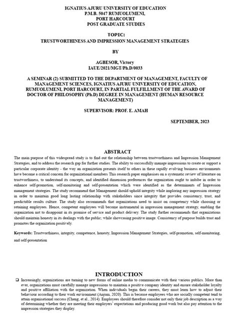 Leadership Styles And Employee Performance Of Manufacturing Firms In