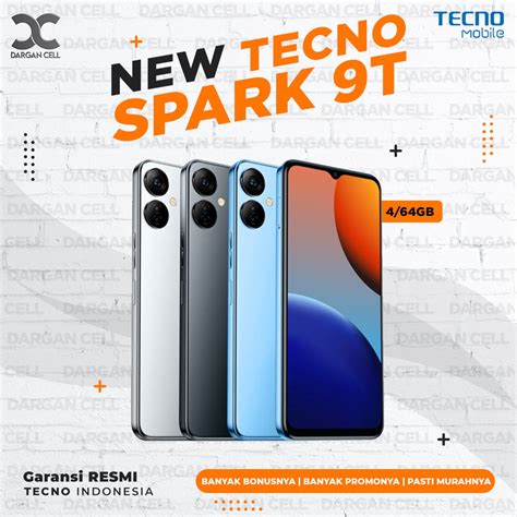 Jual Tecno Spark T Ram Gb Extended Ram Gb Storage Gb Garansi Resmi Tahun Shopee Indonesia