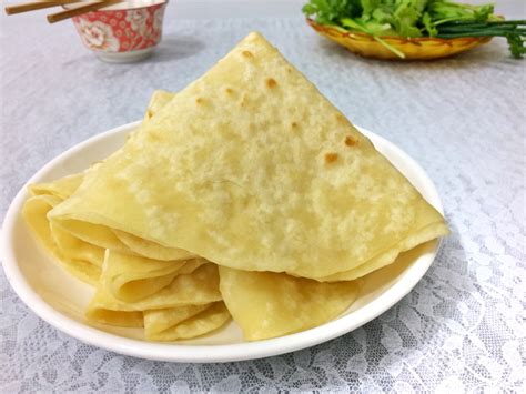 单饼 山东单饼 卷菜薄饼 大山谷图库