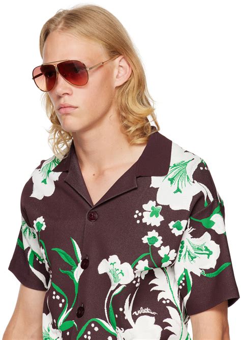 Valentino Gold Xvi Sunglasses Valentino