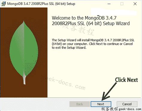MongoDB Windows 安装和配置 极客教程