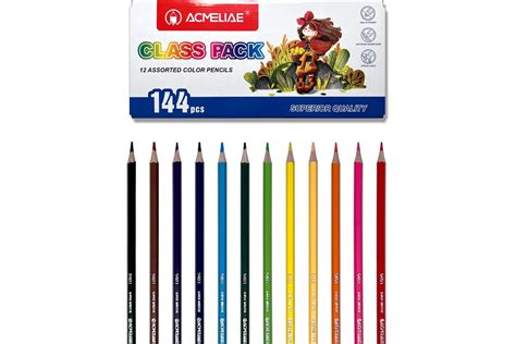 Набор цветных карандашей ACMELIAE CLASS PACK 144 шт, 12 цветов 43113 ...