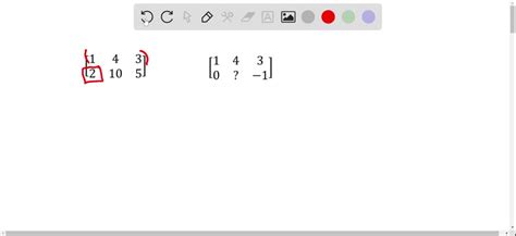 Solvedelementary Row Operations Fill In The Blanks Using Elementary