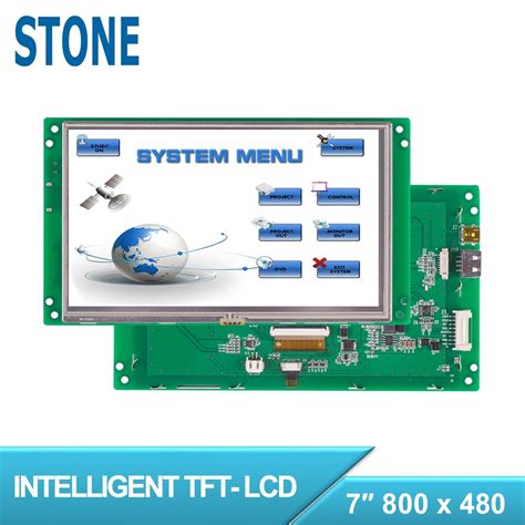 5 Hmi Serial Port Pcb Drive Sd Card Full Color 65k Rgb Tft Lcd Panel