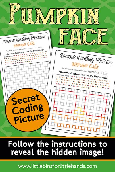Coding Secret Picture Project Pack Little Bins For Little Hands
