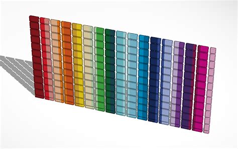 3d Design Color Gradation Tinkercad