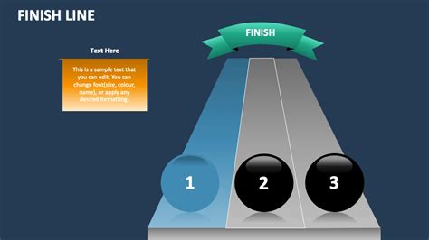 Finish Line Template For PowerPoint And Google Slides PPT Slides