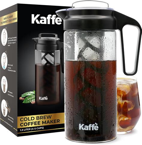 Sprinkled Damore Cold Brew Coffee Maker Premium Iced Coffee Brewer Pitcher Kit