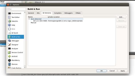 Qml “module Qtquickcontrols Is Not Installed” Error On Ubuntu 1404