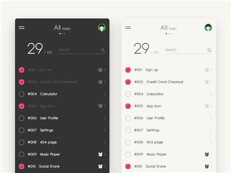 ToDo List Of Daily UI App Design Inspiration ToDo List Of Daily UI App Design Inspiration