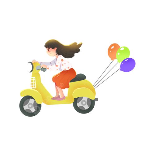 รูปสาวฤดูใบไม้ผลิขี่มอเตอร์ไซค์ Png ฤดูใบไม้ผลิ สาว ขี่มอเตอร์ไซค์ภาพ Png และ Psd สำหรับ