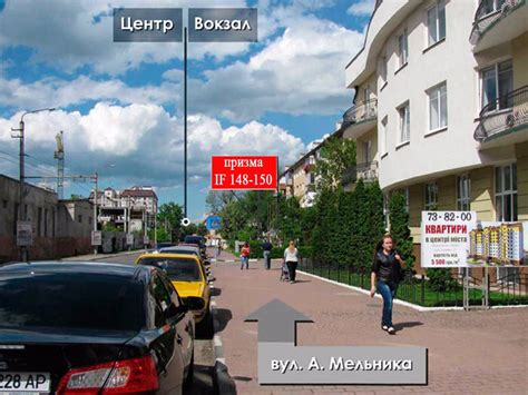 Билборд в городе Ивано Франковск 50559 по адресу Мельника Сахарова призма А