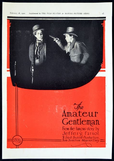Amateur Gentleman Rare Film Posters