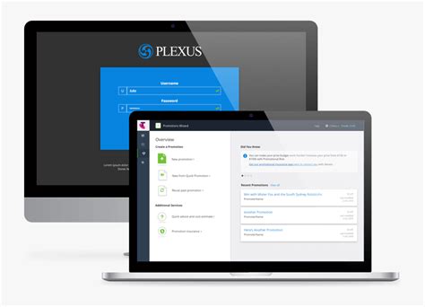 Mockup Of The Plexus App On Desktop Pc And Laptop Mobile Device HD Png Download Kindpng