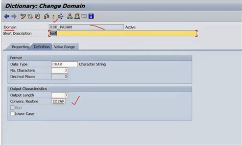 Conversion Routines Sapcodes