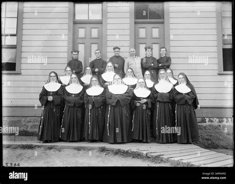This Photograph Captures The Personnel Of St Andrews Roman Catholic