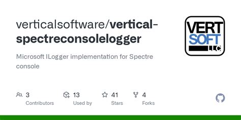 Github Verticalsoftwarevertical Spectreconsolelogger Microsoft Ilogger Implementation For