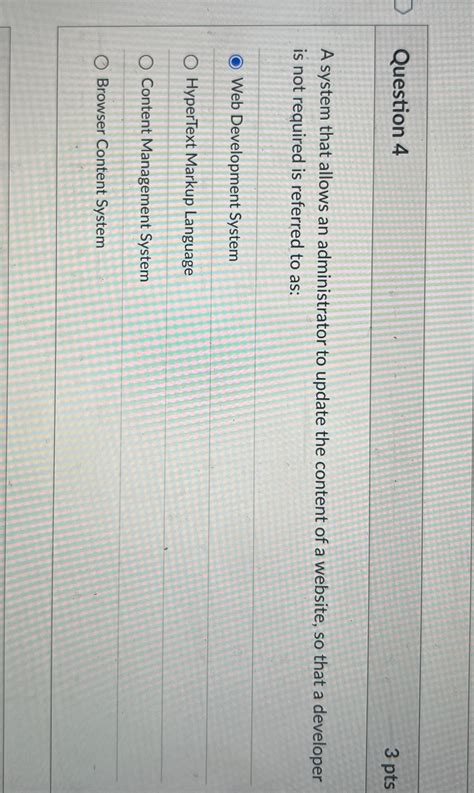 Solved Question 43 ﻿ptsa System That Allows An Administrator