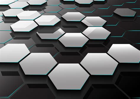 Vector Illustration Of Abstract Hexagon Pattern Background Vector Art At Vecteezy