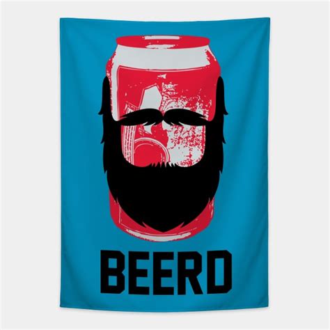 Beerd Beer Beer Tapestry Teepublic