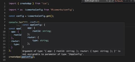 IAppConfig 类型推导不正确 Issue ice lab icejs GitHub